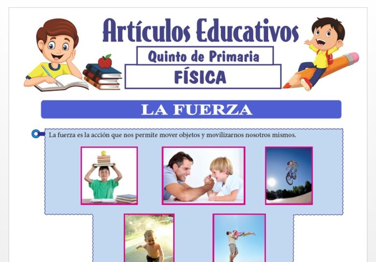Física Para Quinto de Primaria — Articulos Educativos